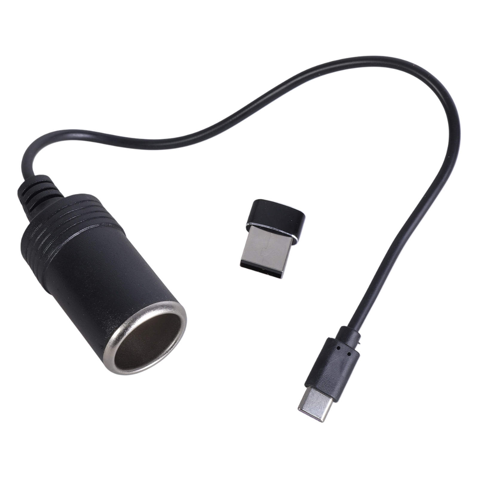 Apooke USB Type C to 12VDC Adapter USB Male to Car Cigarettes Lighters ...