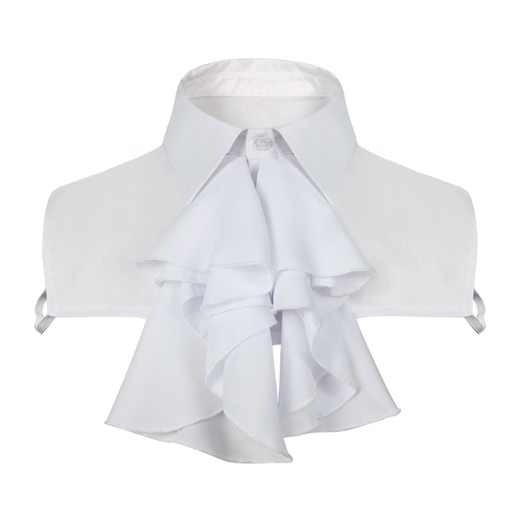Apooke Victorian Colonial Jabot Fake Collar Medieval Gothic Steampunk ...