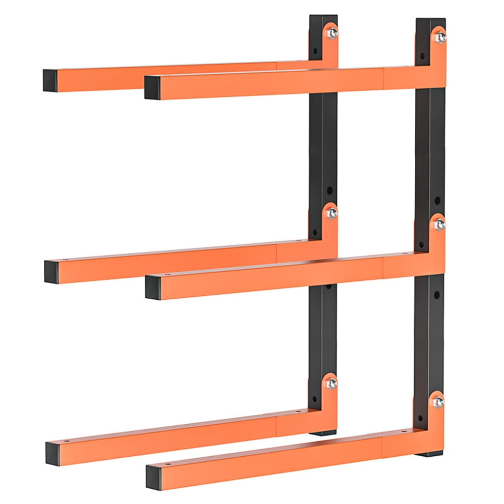 Apooke Wall Mounted Lumber Storage Solution Practical Metal Rack for ...