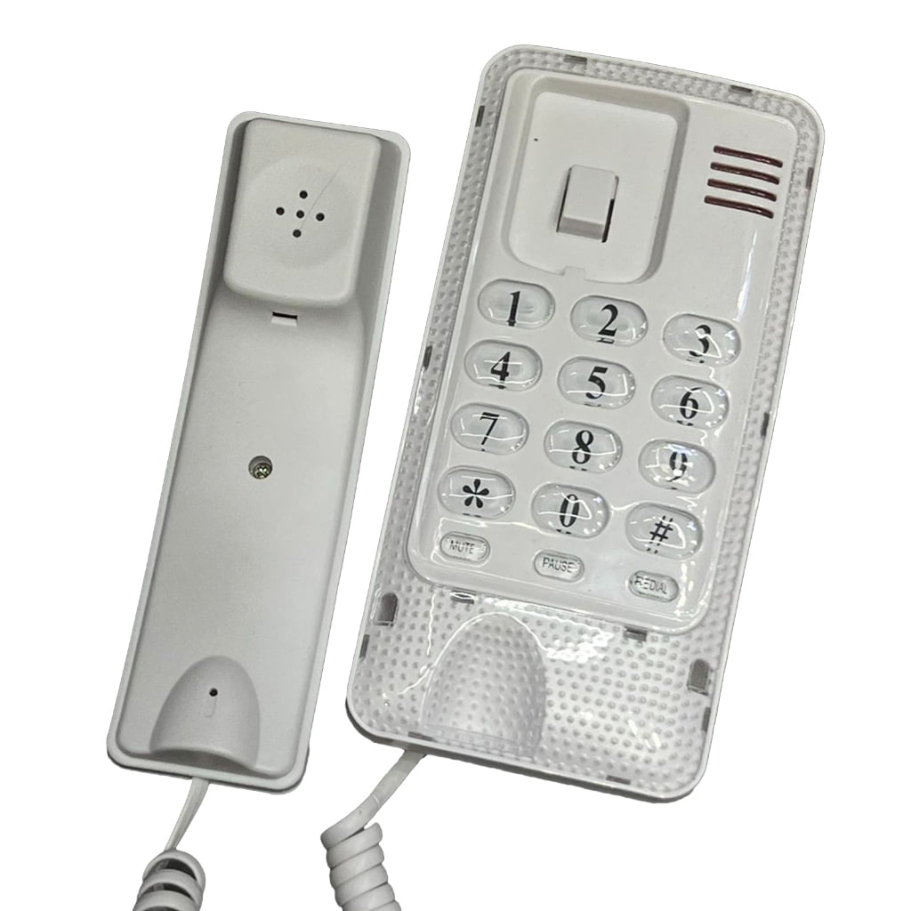 Apooke Wall Phone with Cord Desktop Corded Landline Telephone Wall ...