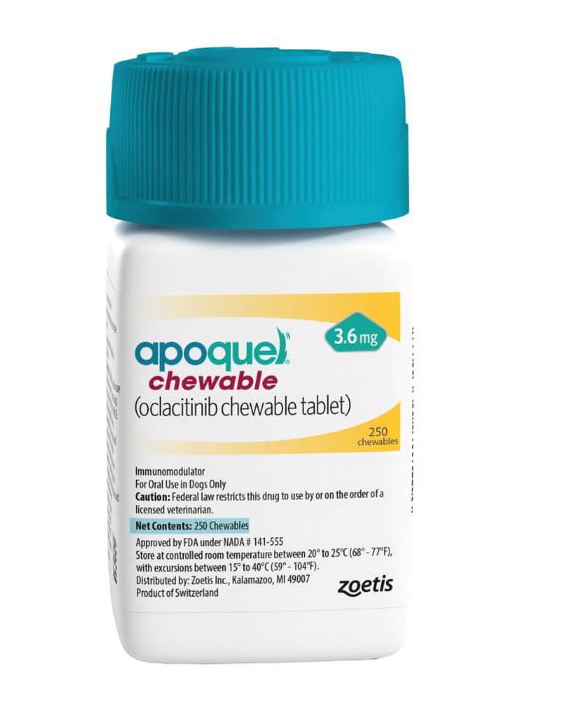 Apoquel (oclacitinib) chewable tablet for Dogs, 3.6 mg - Walmart.com