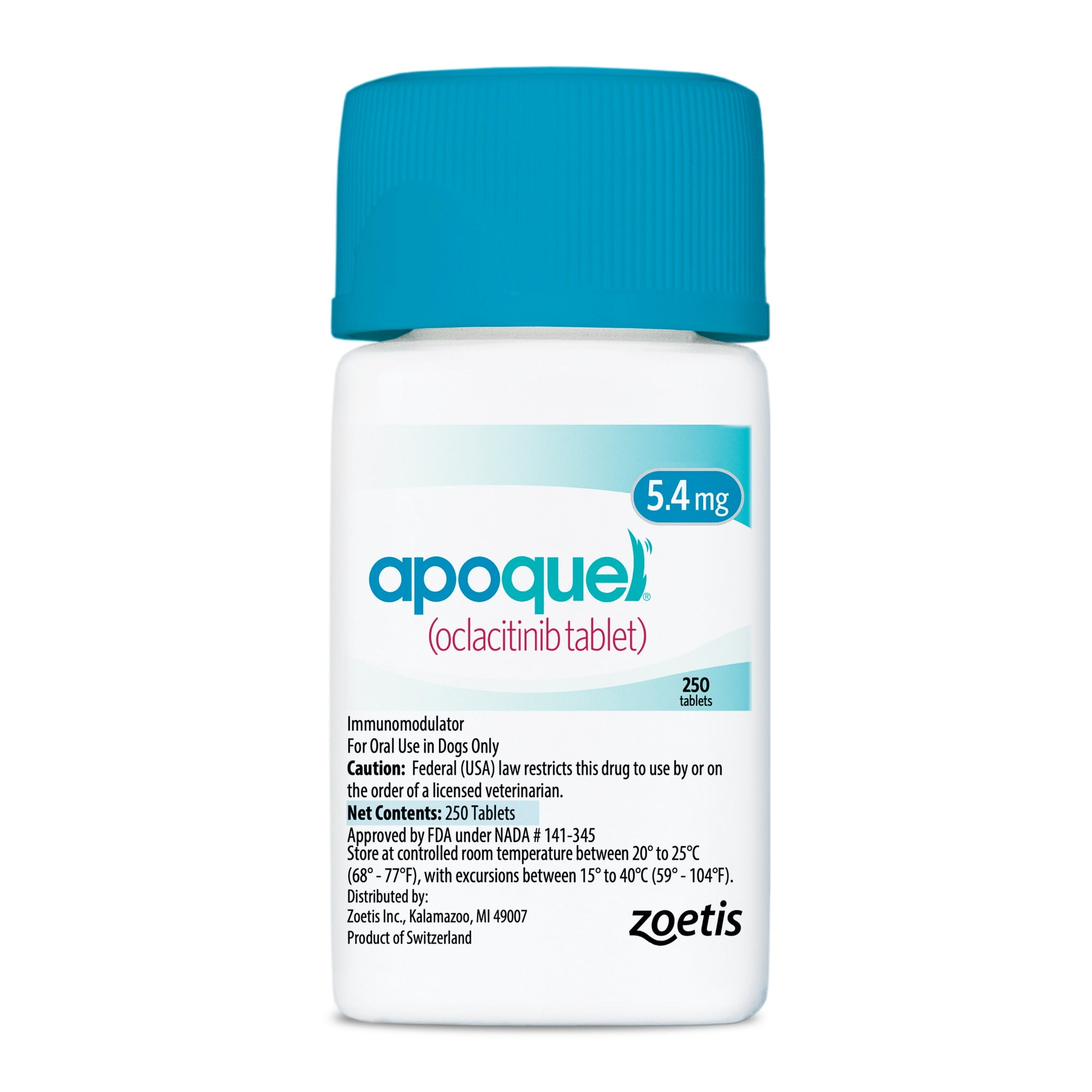 Apoquel (Oclacitinib) Tablets for Dogs, 5.4 mg - Walmart Business Supplies