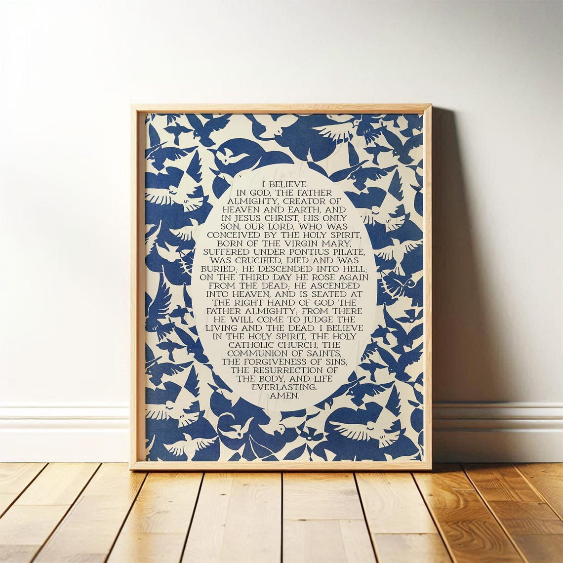 Apostles Creed Print, Christian Wall Art, Catholic Liturgy, God The ...