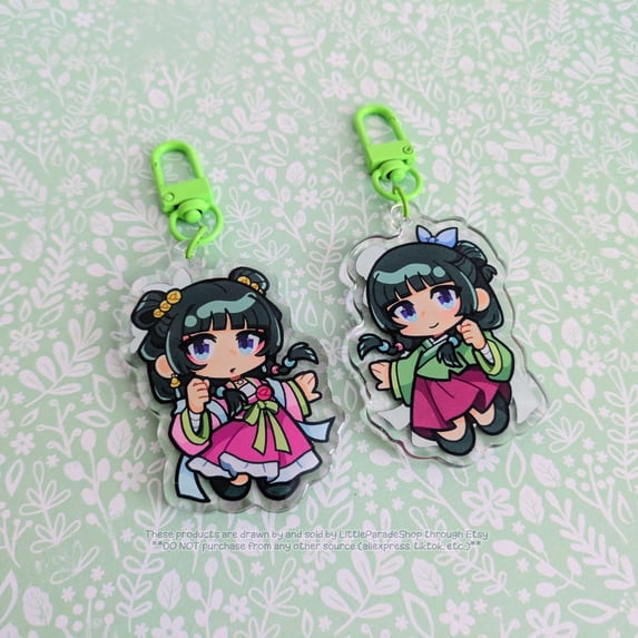Apothecary Anime Character Garden Party Acrylic Keychains, Clear ...