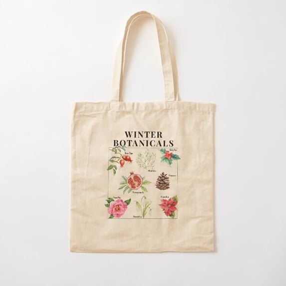 Apothecary Herbs Vintage Botanical Plants Style Canvas Tote Bags ...