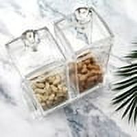 Apothecary Jar with Lid, Airtight Acrylic Storage Jar With Diamond ...