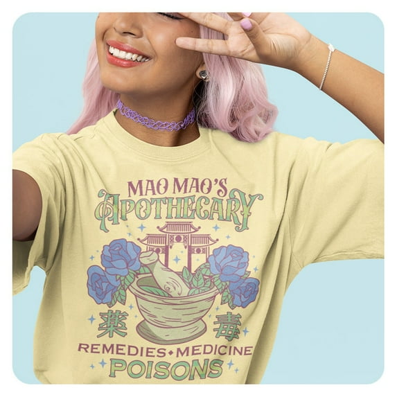 Apothecary Poisons Tee T-Shirt, Kawaii T-Shirts, Japanese Graphic Tees ...