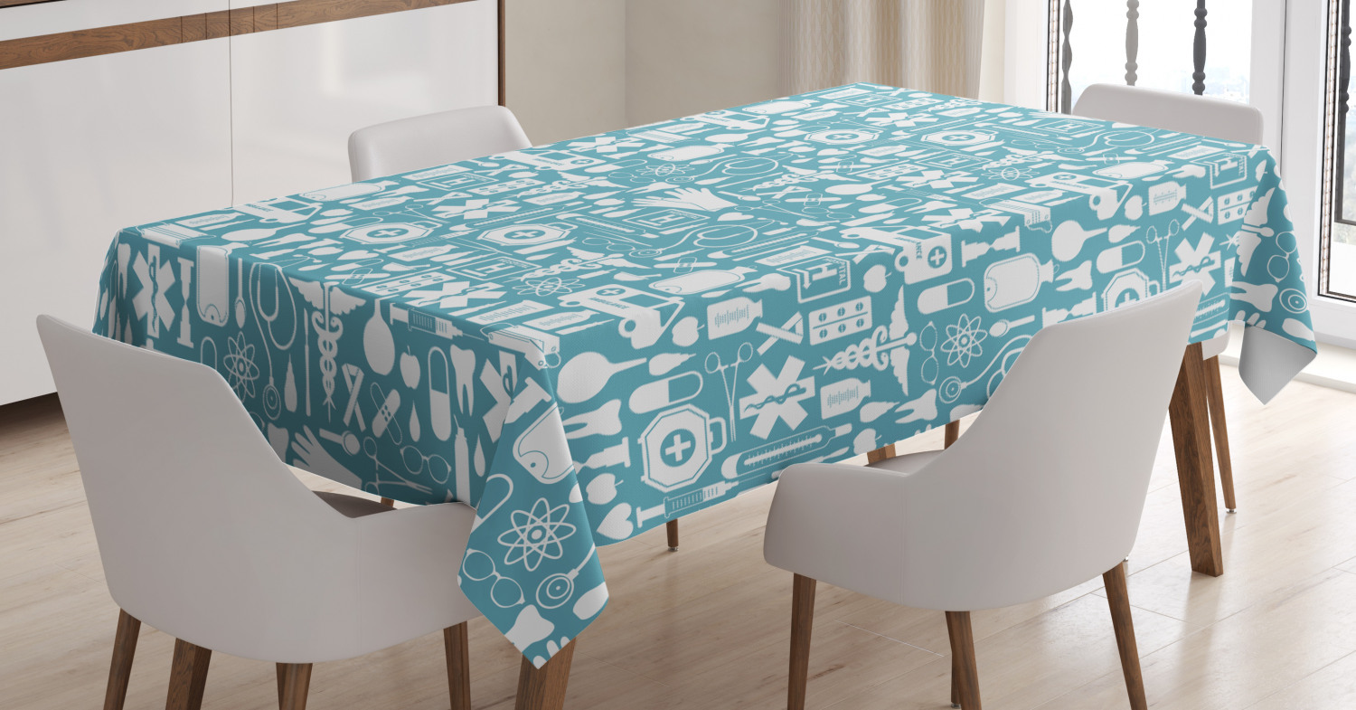Apothecary Tablecloth, Medication Hospital Health Care Ambulance ...