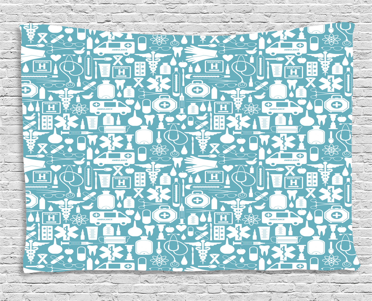 Apothecary Tapestry, Medication Hospital Health Care Ambulance ...