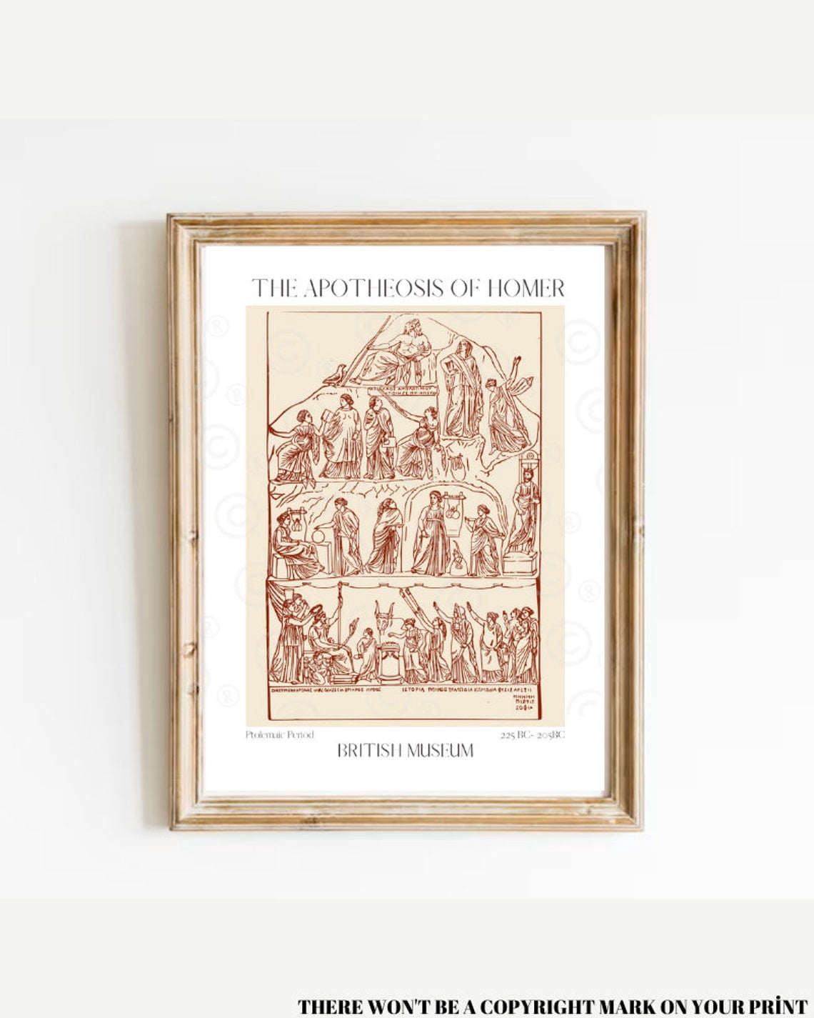 The Apotheosis Of Homer, Nine Muses Art, Greek Mythology Decor, Ancient ...