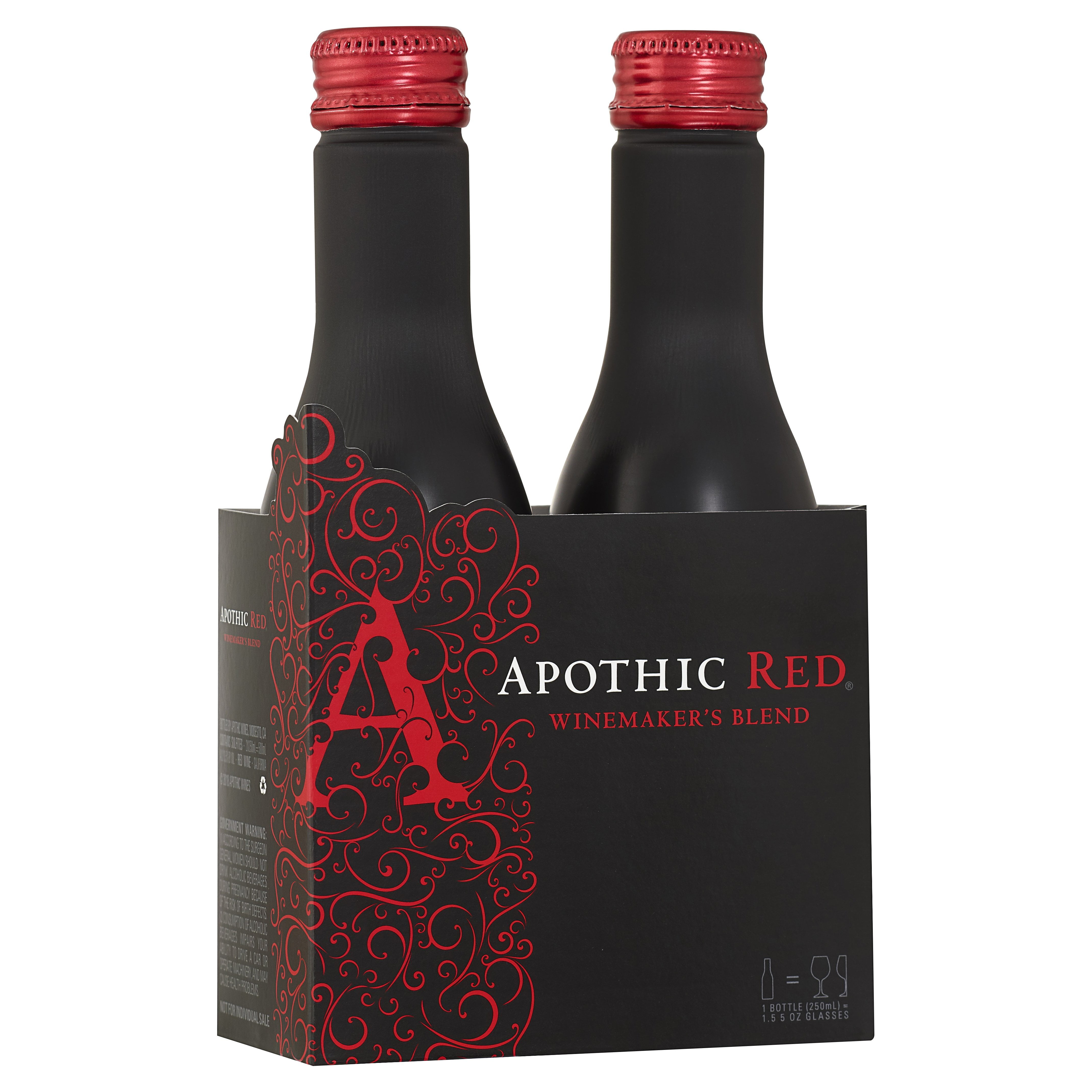 Apothic Red Blend Red Wine, 2 Pack, 250ml Can - Walmart.com