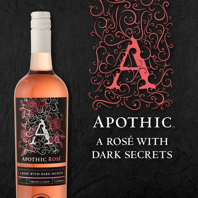 Apothic Rose Wine, 750ml Glass Bottle - Walmart.com