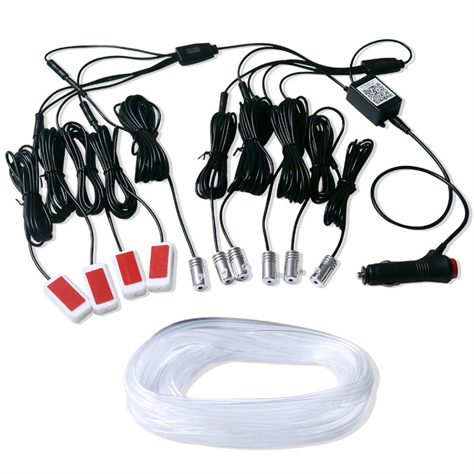 App Car Atmosphere Lights Fiber Optic Interior Light Colorful Cold RF ...