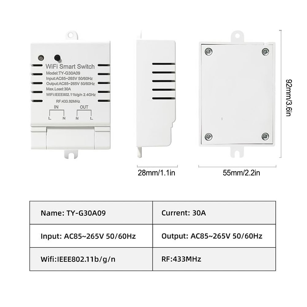 App Remote Control Smart Wifi Switch Timing Function Voice Control ...
