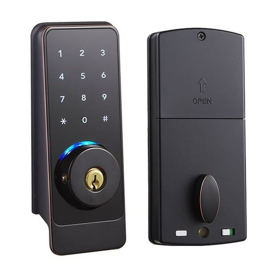 App Smart Door Lock, Waterproof Electronic Deadbolt Security Safe ...