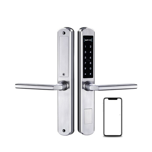 App Smart Sliding Lock WIFI Electronic Door Lock Bluetooth Digital APP ...