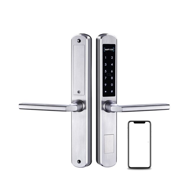App Smart Sliding Lock WIFI Electronic Door Lock Bluetooth Digital APP ...