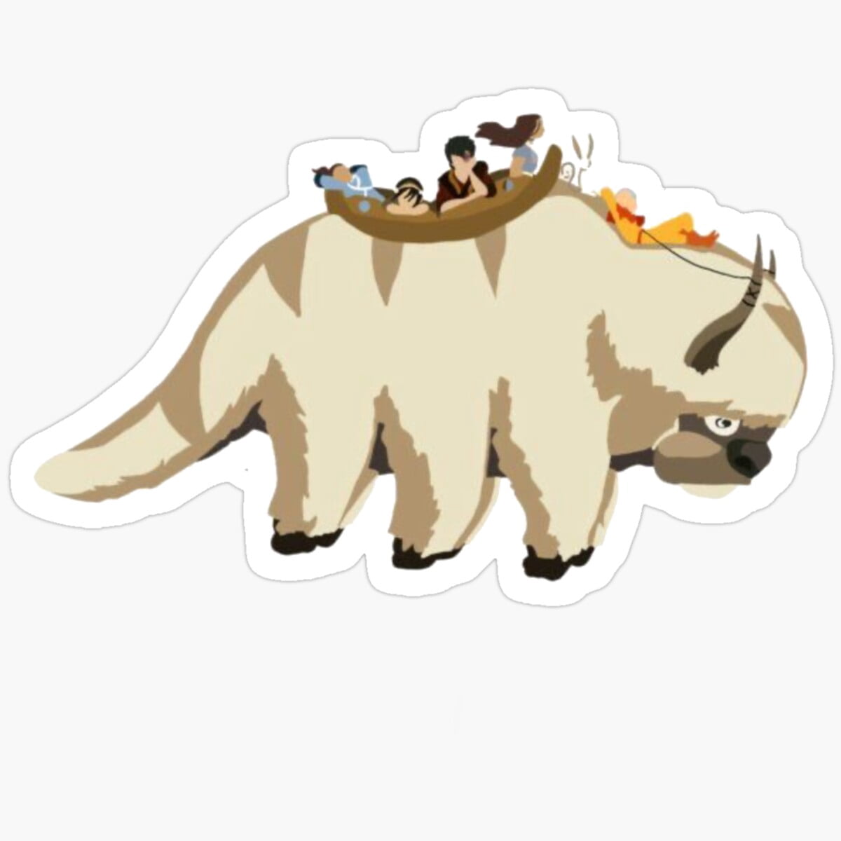 Appa (Avatar The Last Airbender) Sticker. Gift For You - Decorate ...