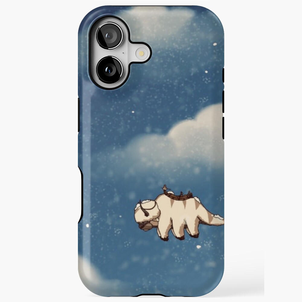 Appa Snowy Night Cute Fantasy Art Phone Case for iPhone 17 16 15 14 13 ...