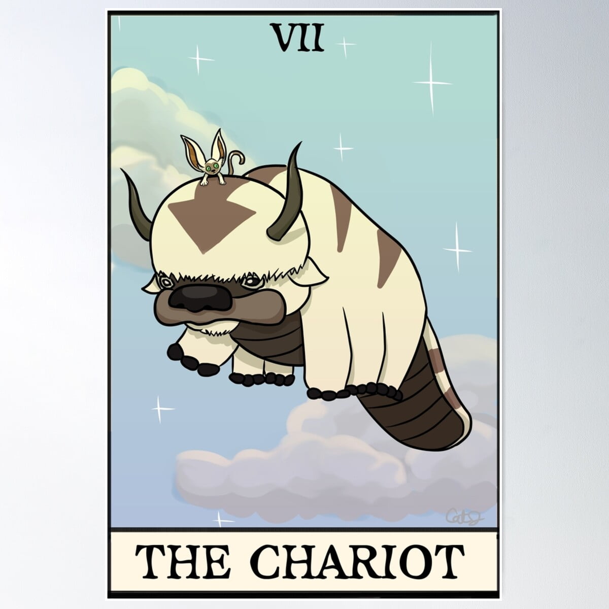 Appa The Chariot Tarot Poster Wall Art, Modern Wall Decor For Living Room Bedroom, 16x24 ...