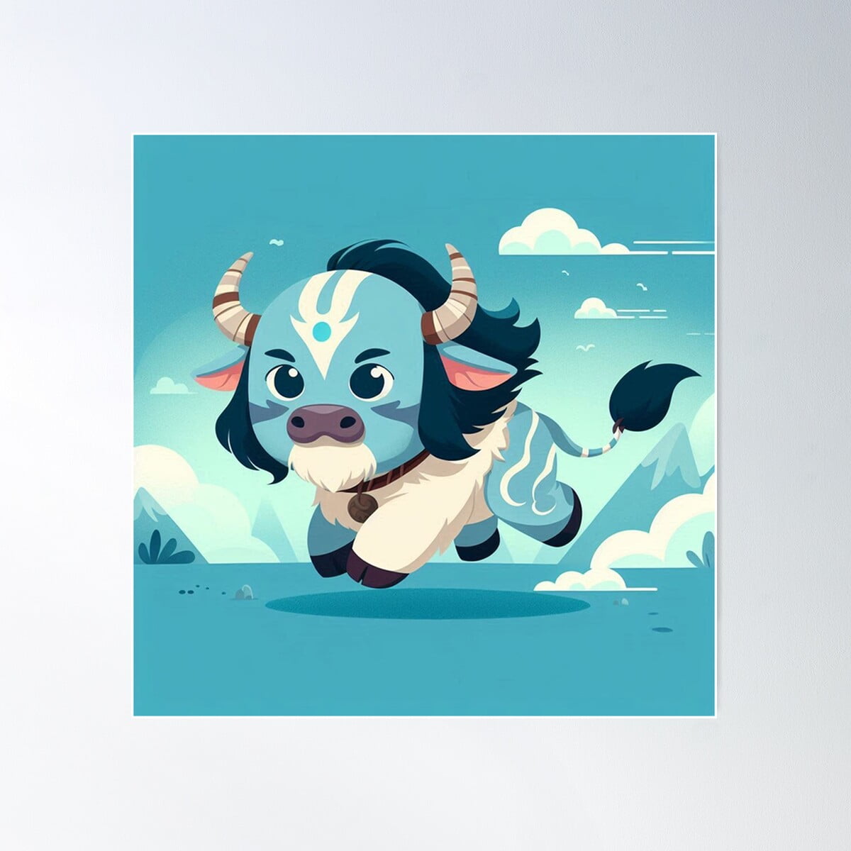 Appa: The Last Airbender Alphabet Poster Wall Art, Modern Wall Decor ...