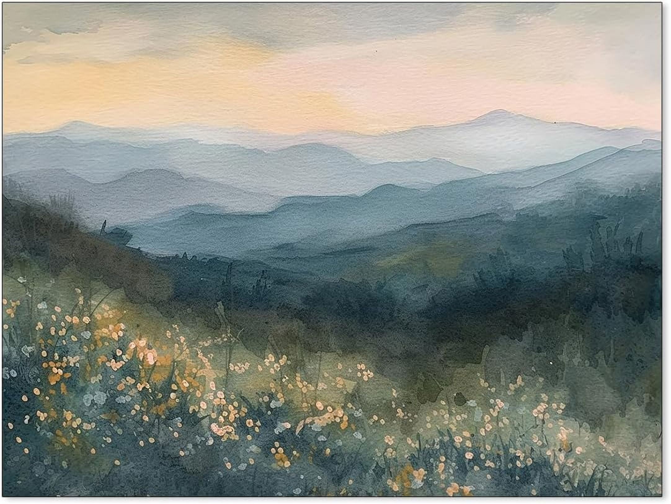 Appalachian Mountains Wall Art Nature Landscape Smoky Mountains Poster ...