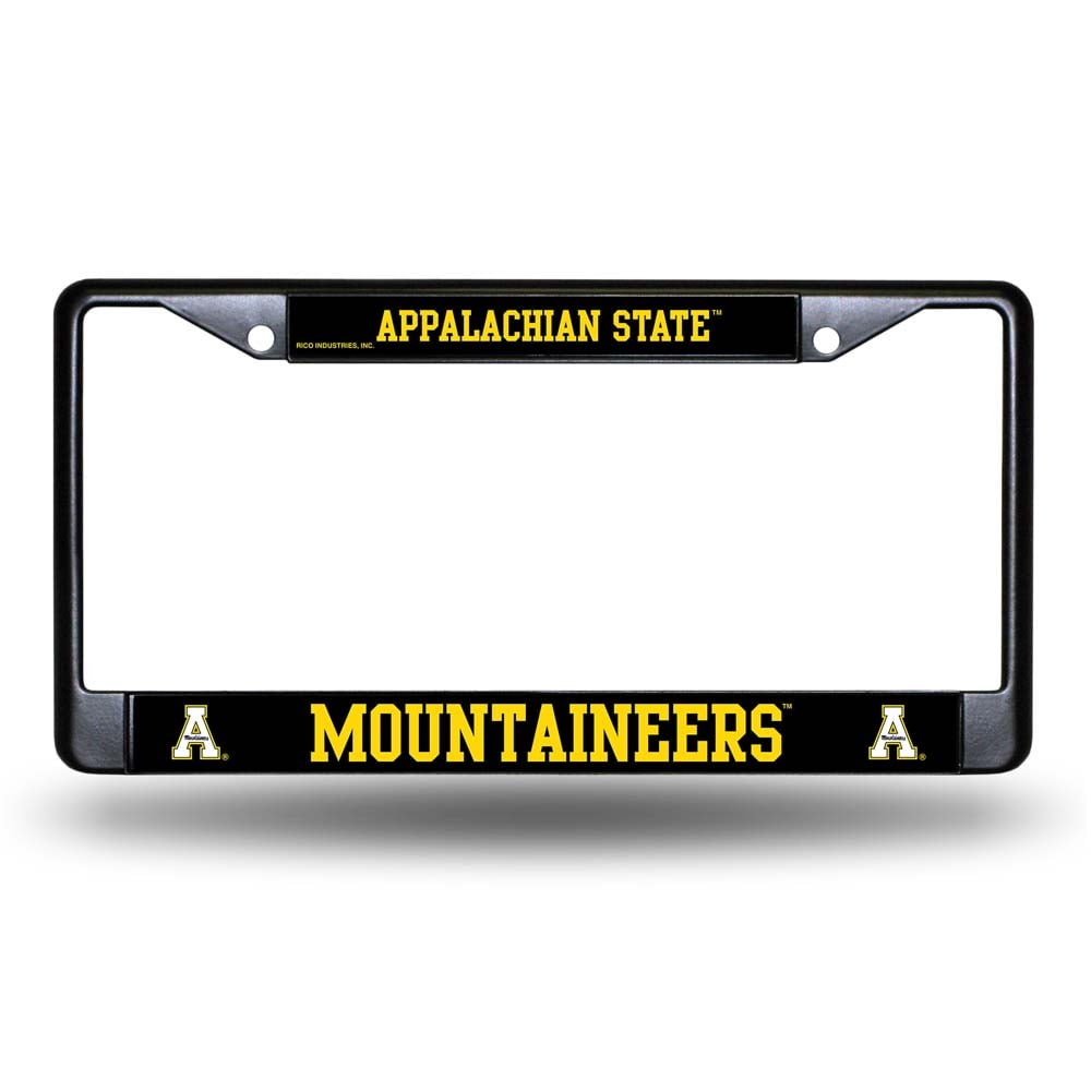 Appalachian State NCAA Mountaineers Metal License Plate Frame ...