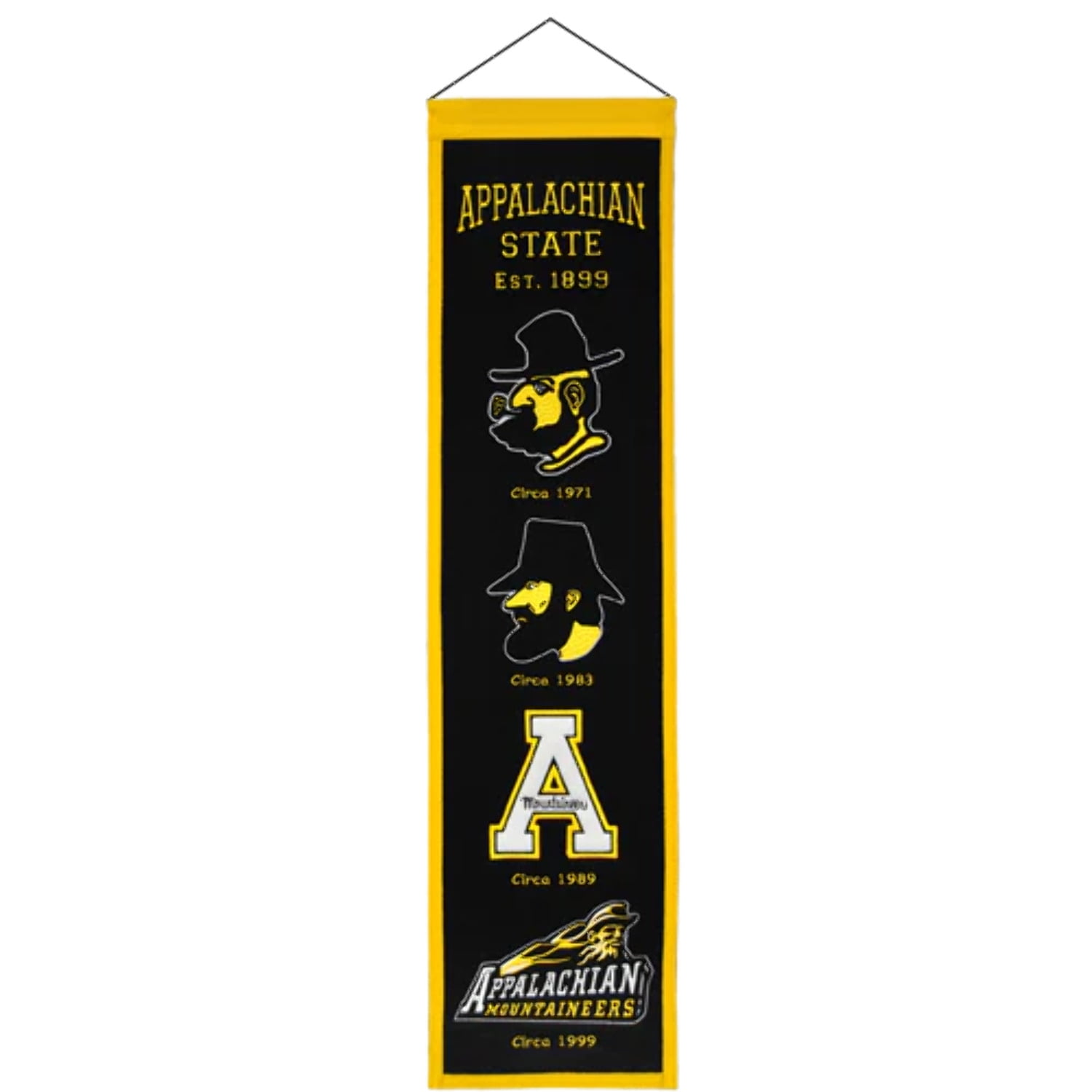 Appalachian State Logo Evolution Heritage Banner - Walmart.com