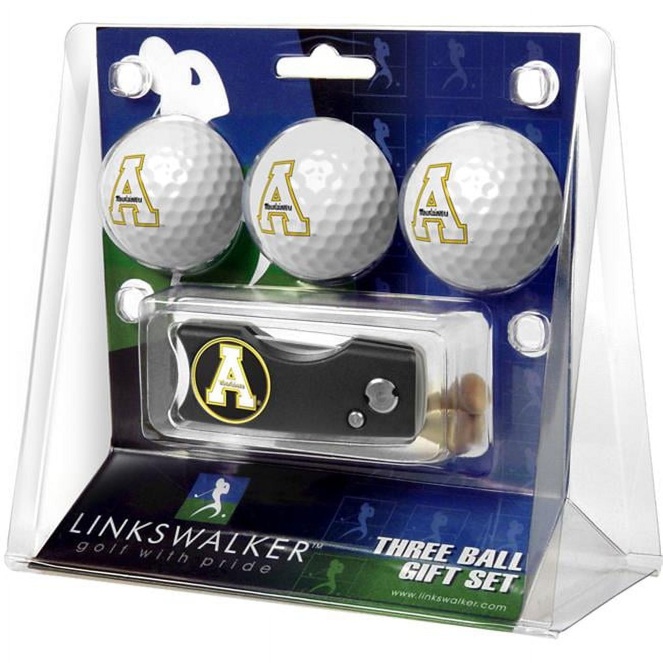 Appalachian State Mountaineers 3-Pack Golf Ball Gift Set with Spring ...