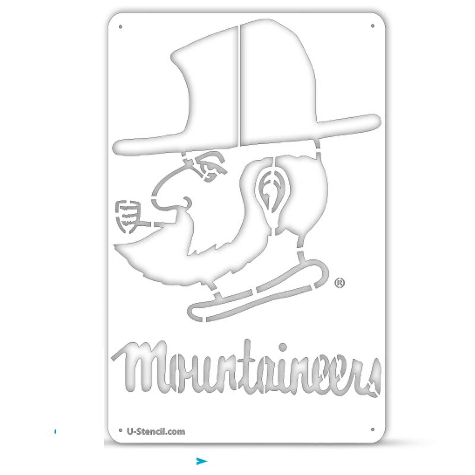 Appalachian State Mountaineers Alternate Logo Tailgater Mascot Stencil ...