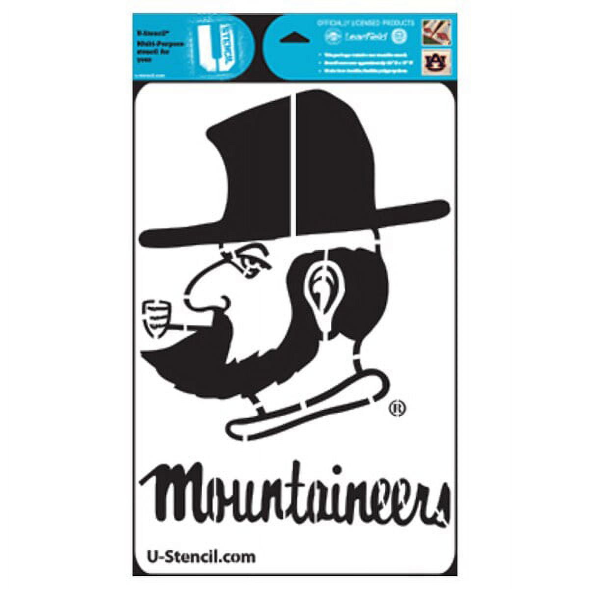 Appalachian State Mountaineers Mascot Logo Multi-Purpose Stencil ...