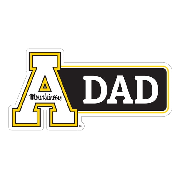 Appalachian State Proud Dad Die Cut Decal Officially Licensed ...