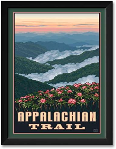 Appalachian Trail Professionally Framed Art Print from Travel Artwork ...