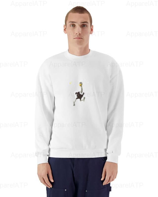 ApparelAPT Cute Cartoon Emu in Space Sweashirt for Bird Lovers and Zoo Fans, for men & women, up ...