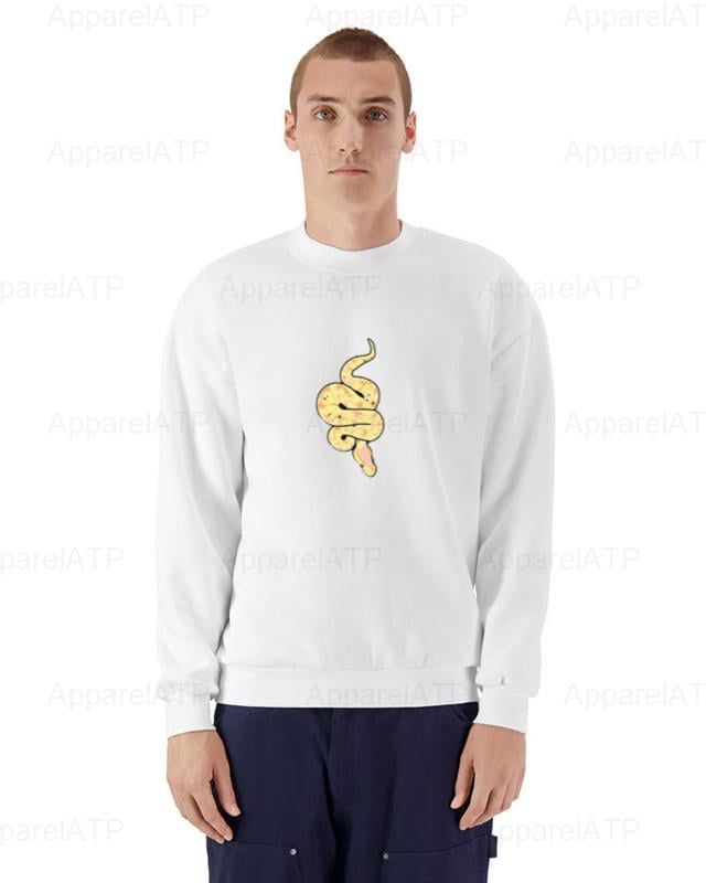 ApparelAPT Funny Snake Lover Sweashirt with Banana Ball Python Noodle ...