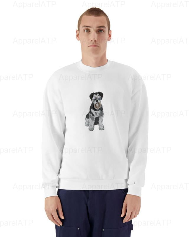 ApparelAPT Miniature Schnauzer Dog Sweashirt for Pet Gift and Dog Fans ...