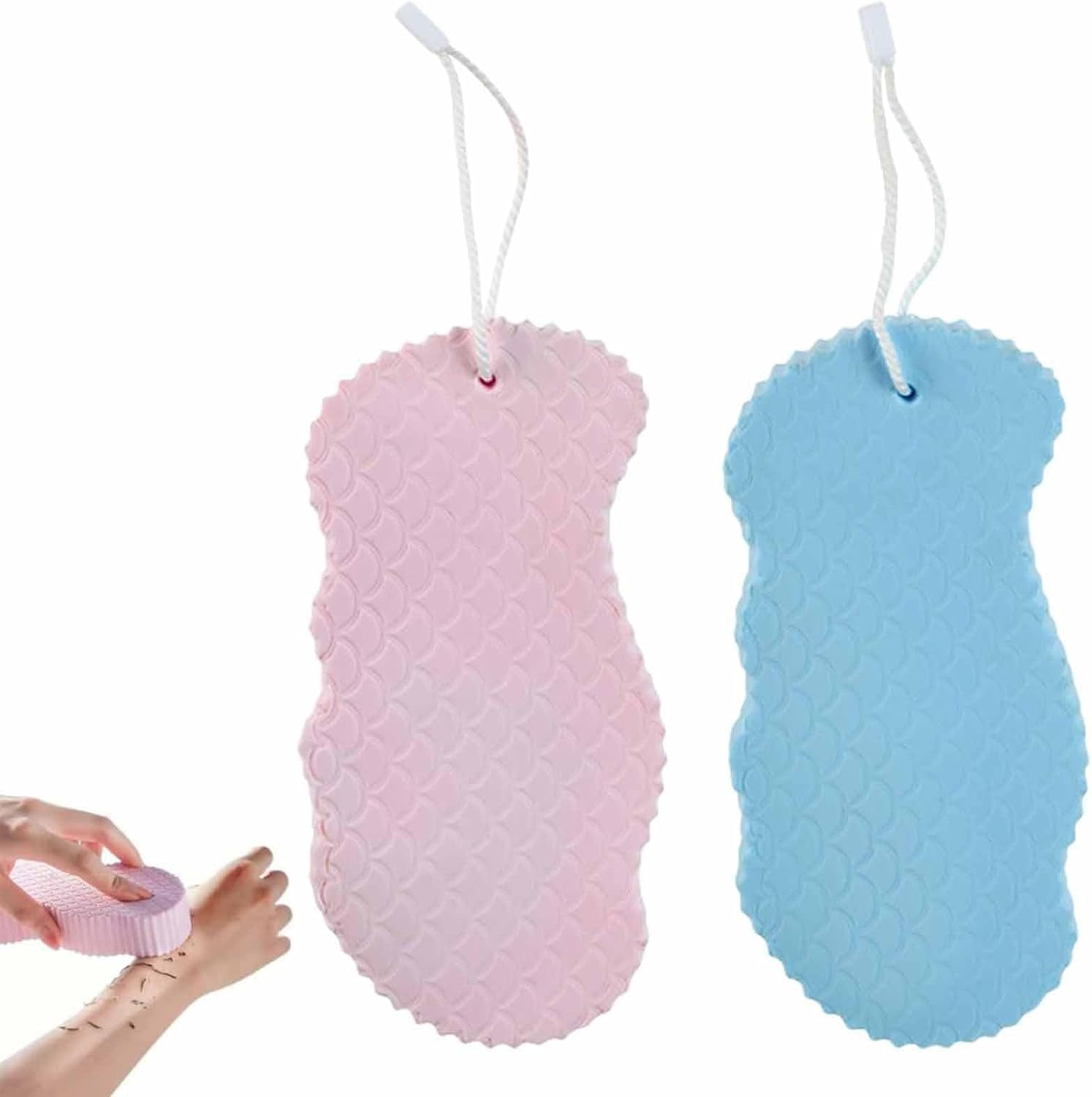 Apparent Exfoliating Sponge, Super Soft Exfoliating Bath Sponge, Korean ...