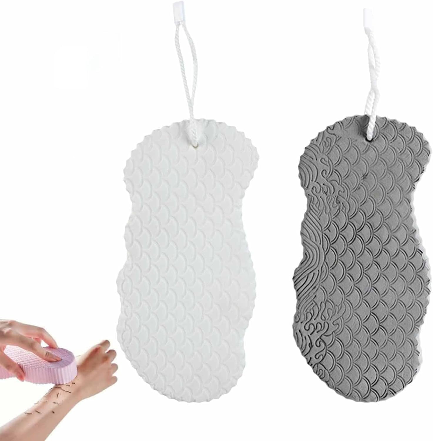 Apparent Exfoliating Sponge, Super Soft Exfoliating Bath Sponge, Korean ...