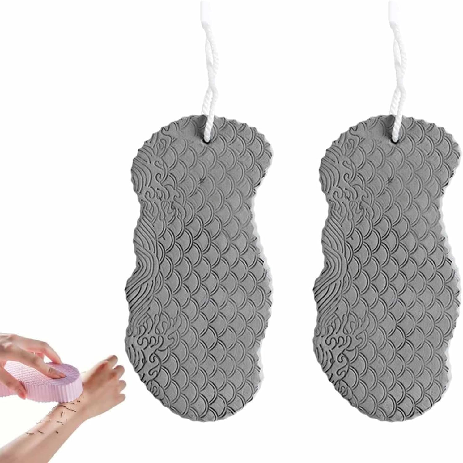 Apparent Exfoliating Sponge, Super Soft Exfoliating Bath Sponge, Korean Skin Scrubber Sponge ...