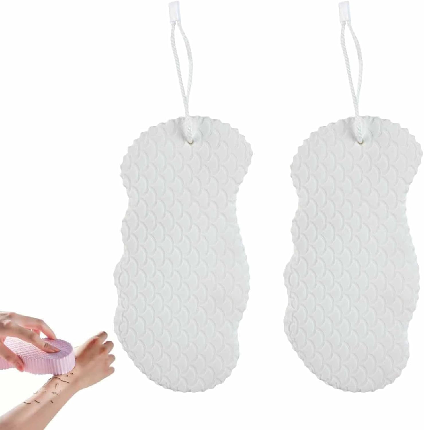 Apparent Exfoliating Sponge, Super Soft Exfoliating Bath Sponge, Korean ...