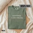Apparently I Like Camping Shirt, Funny Camping Tee, Outdoors Adventure ...