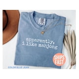 Apparently I Like Shirt Mahjong Funny Tee Game Night Shirt Board Game ...