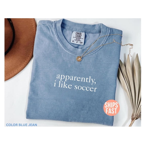 Apparently I Like Soccer Shirt Baseball Player Shirt Game Day Shirt ...
