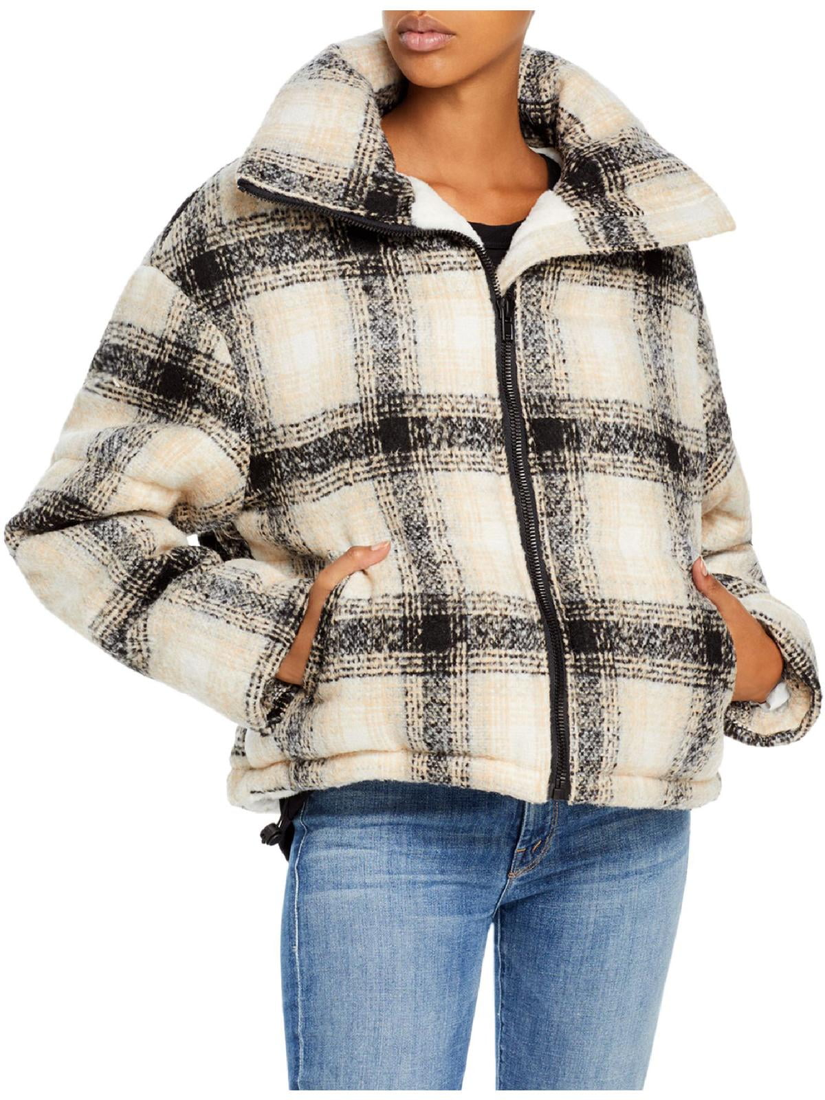 Apparis Womens Marianny Fax Fur Short Puffer Jacket - Walmart.com