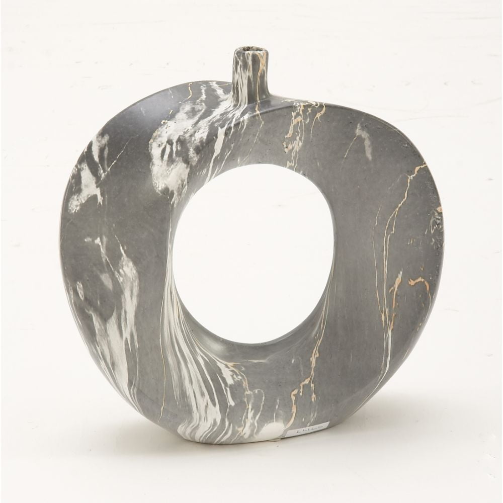 Appealing Ceramic Gray Marble Vase - Walmart.com