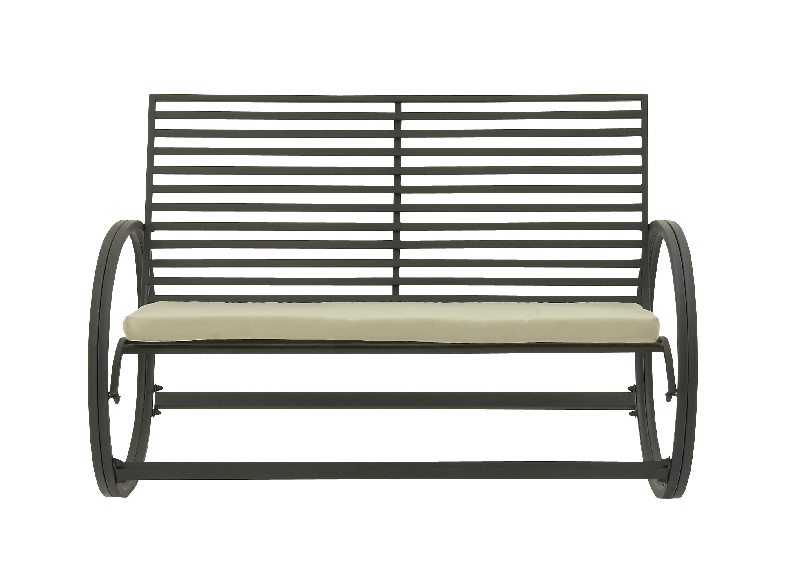 Appealing Metal Fabric Rocking Bench - Walmart.com