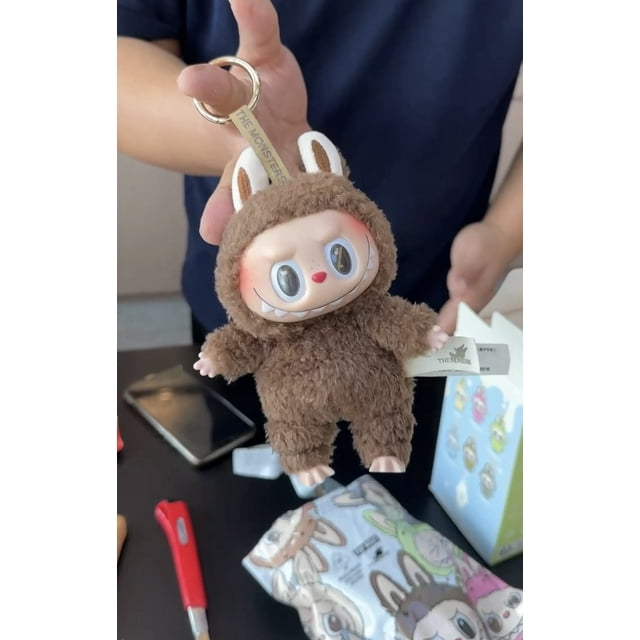 Appealing POP MART LABUBU macaroon plush doll-hidden model - Walmart.com