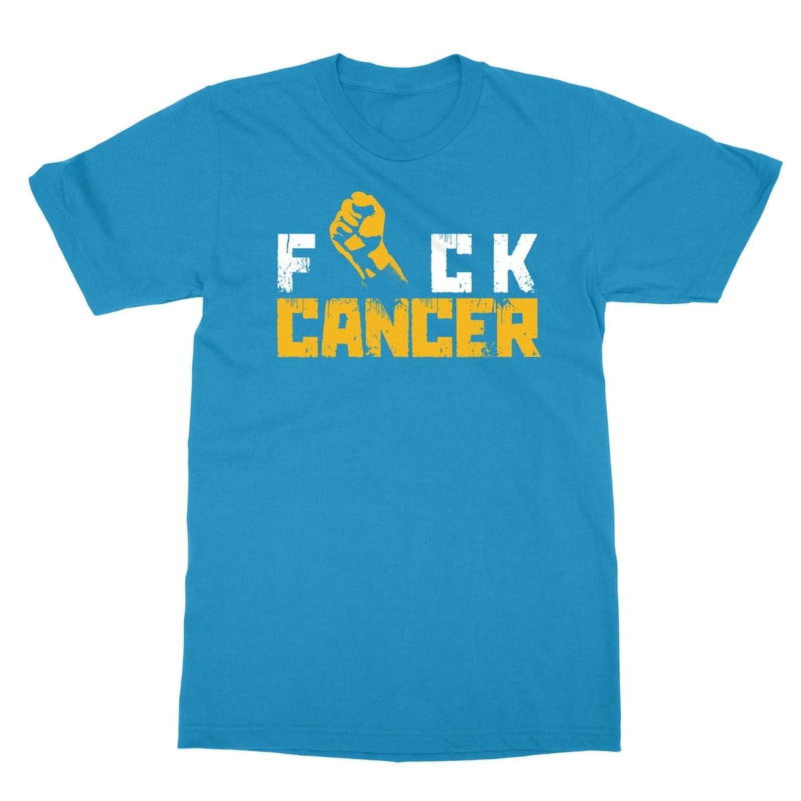 Appendix Cancer Awareness Amber Fist F Cancer Unisex T-Shirt (Sapphire ...