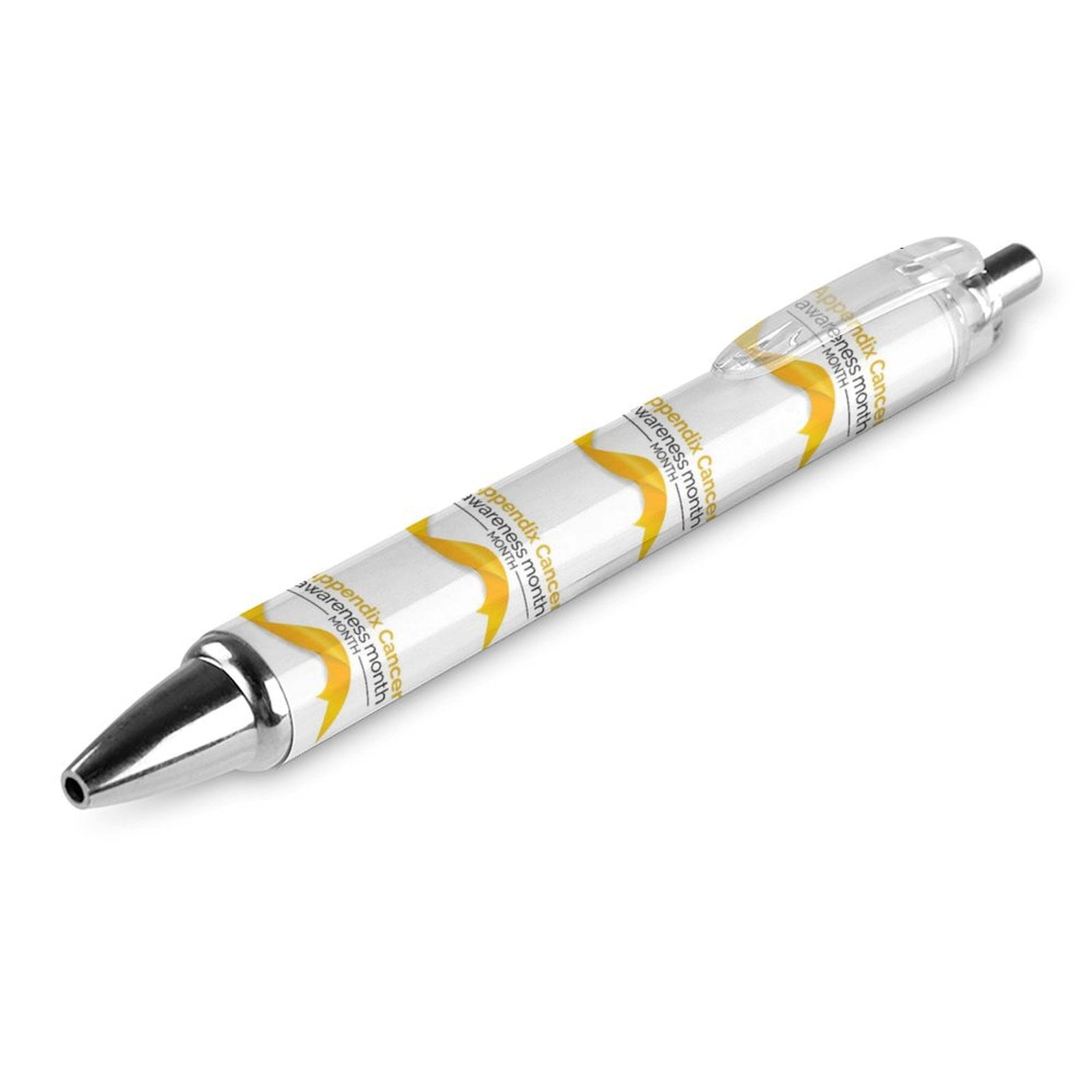 Appendix Cancer Awareness Ballpoint Pen Retractable Pens Black Writing ...