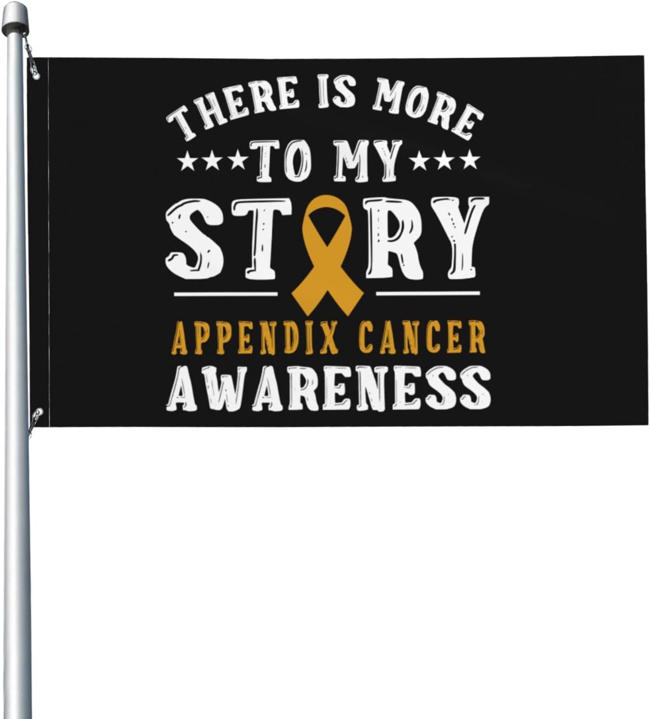 Appendix Cancer Awareness Flag 3x5 Ft Banner Poster Decorative Backdrop ...